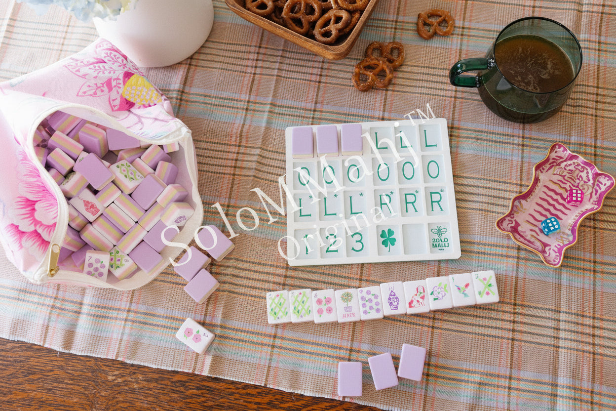 Solo Mahjong Board - Clover | Practice Game for One Player – SoloMahj