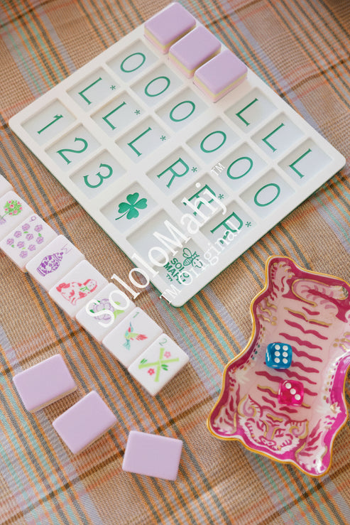 Solo Mahjong Board - Clover | Practice Game for One Player – SoloMahj